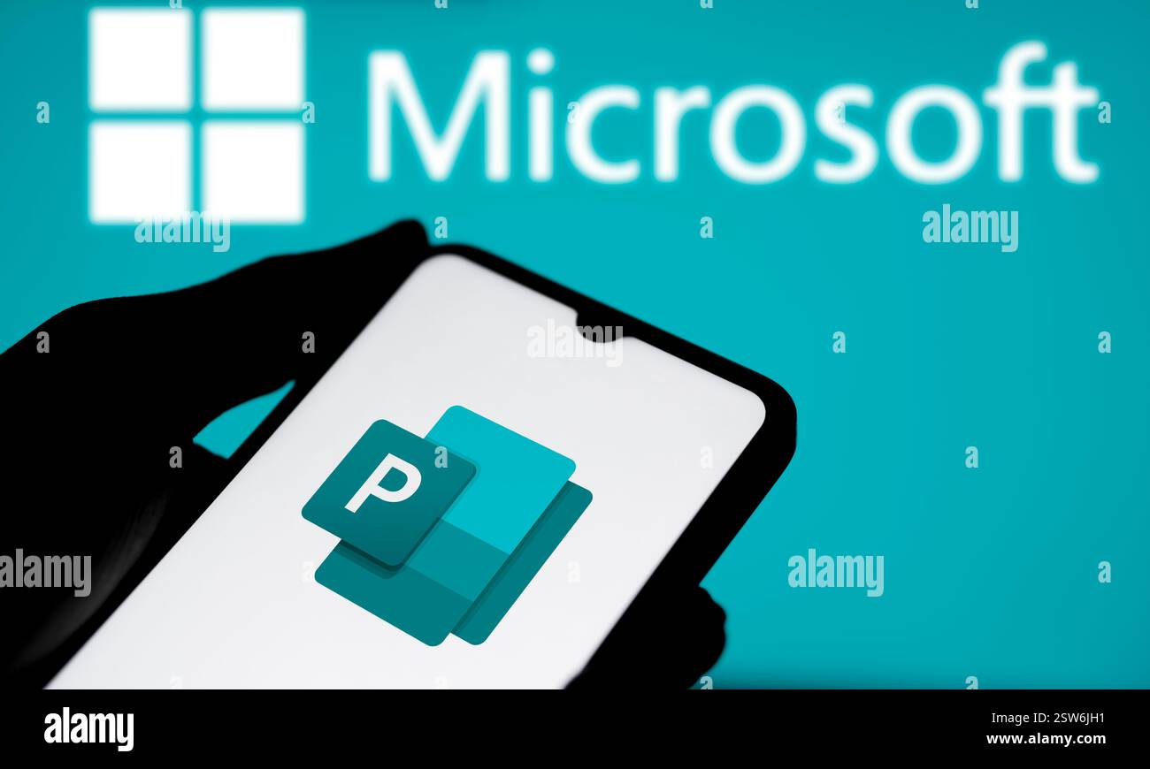 Dhaka, Bangladesh- 05 Oct 2024: Microsoft Publisher logo is displayed ...