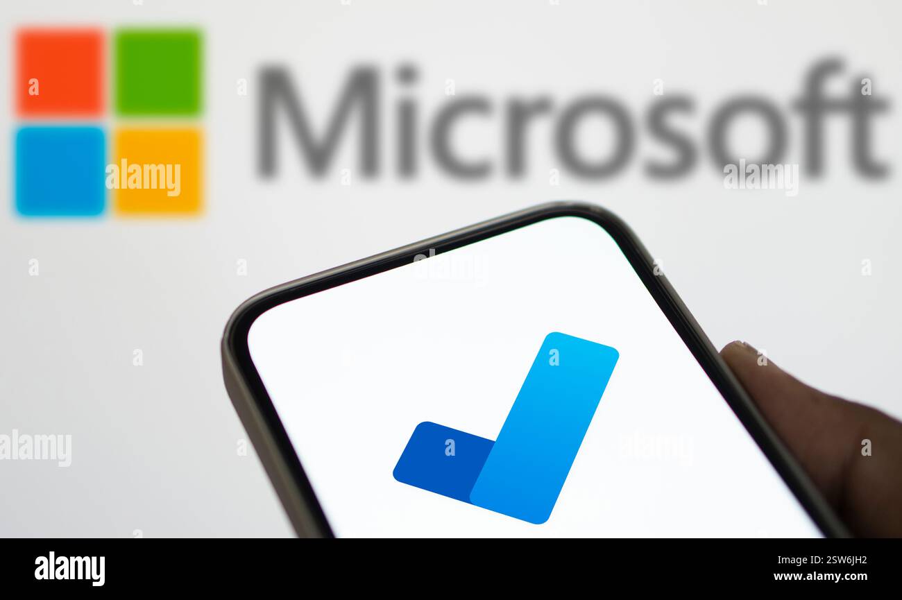 Dhaka, Bangladesh- 02 Oct 2024: Microsoft To Do logo is displayed on ...