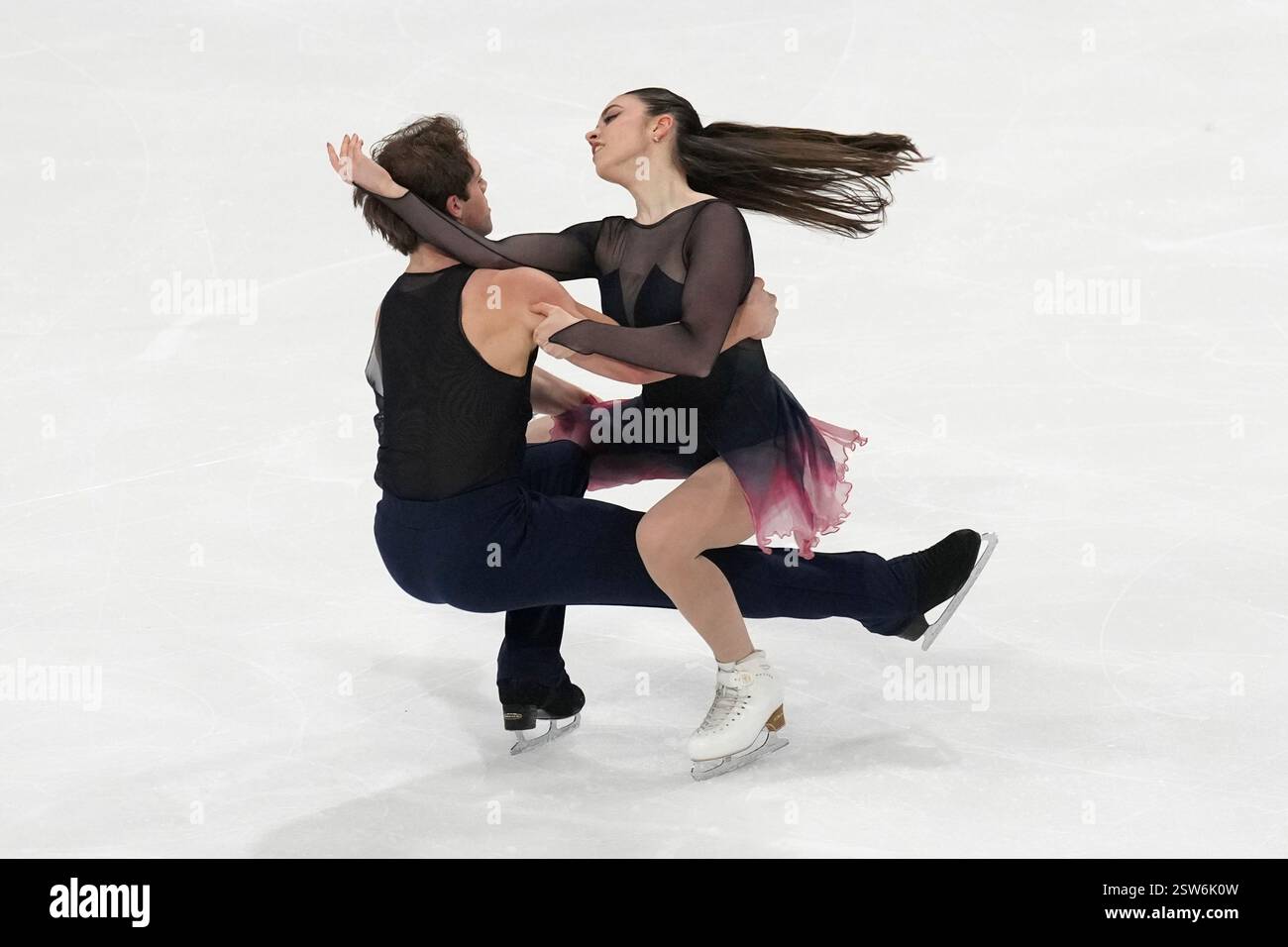 United States' Caroline Green and Michael Parsons perform during the ...