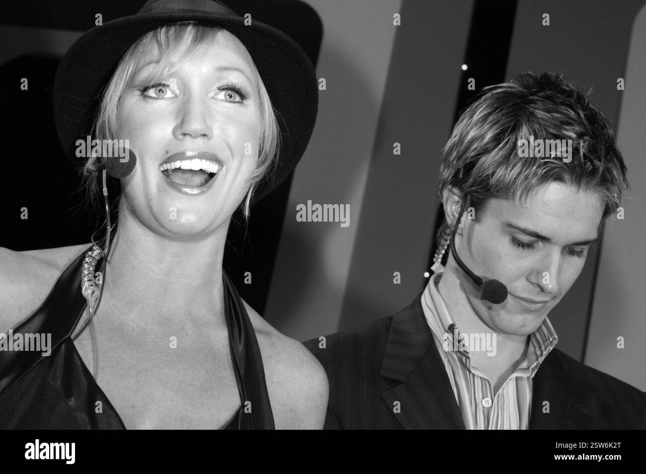 Presenters Amanda Protheroe Thomas and Kevin Hughes at The Welsh Music ...