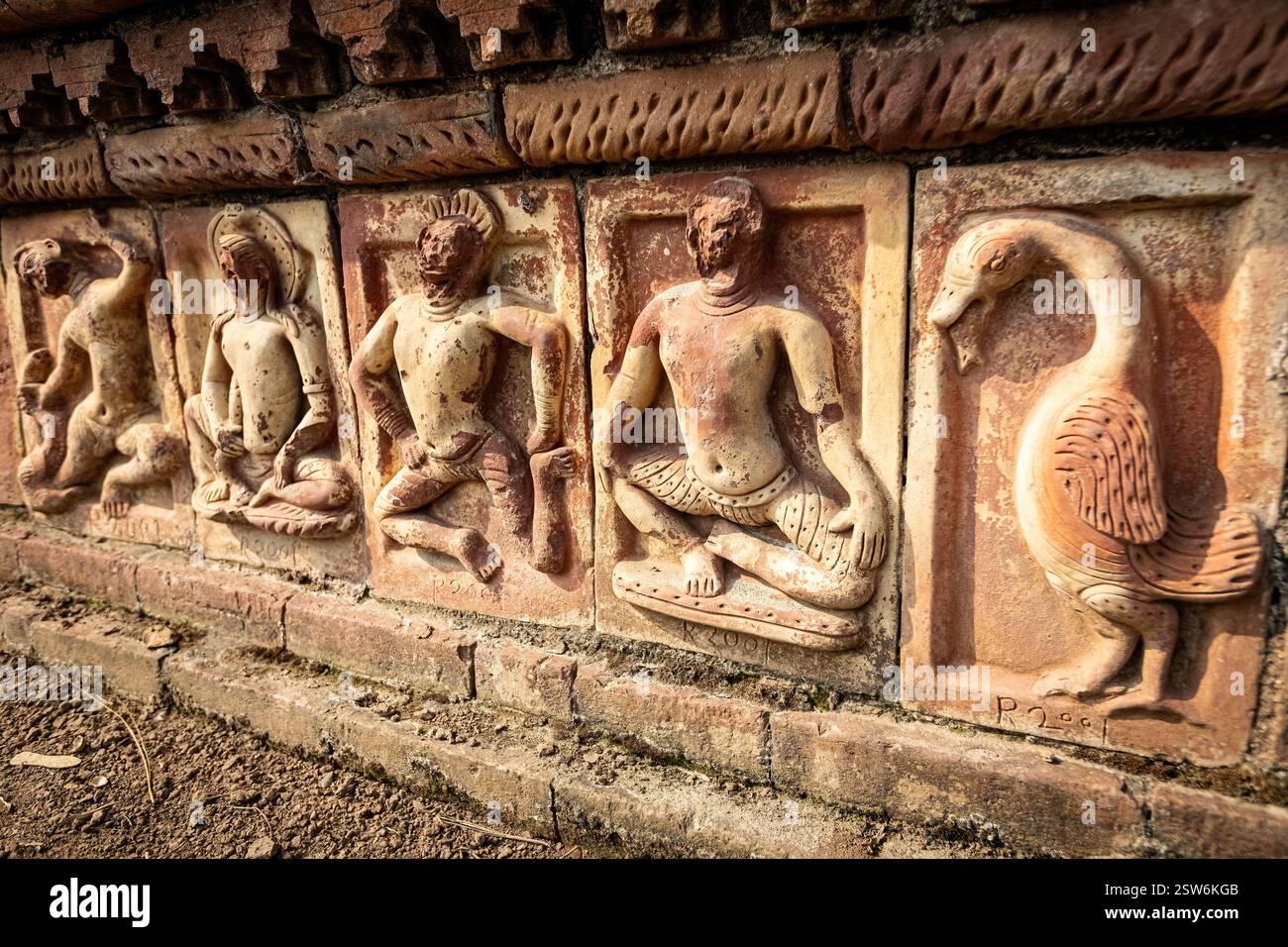 Ancient bas reliefs at Paharpur Buddhist Vihara Museum Unesco Heritage ...