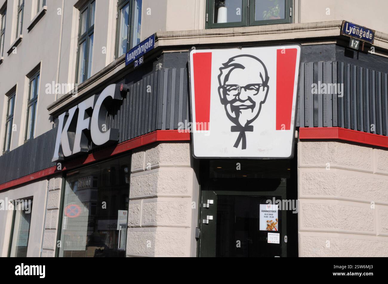 Copenhagen/ DenmarK/20 february 2025/ KFC kentucky fried chicken ...