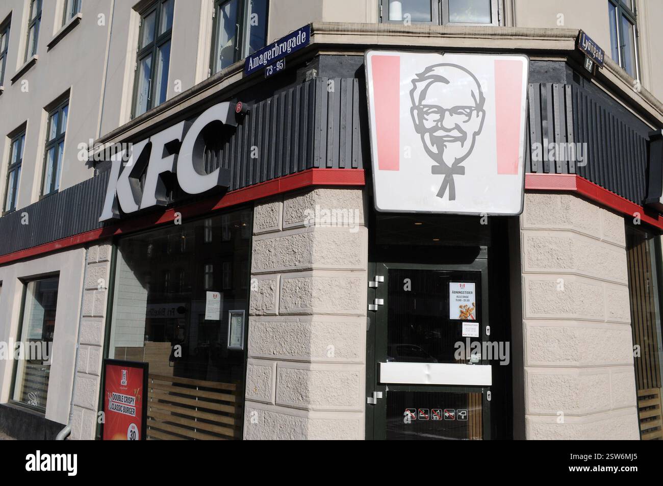 Copenhagen/ DenmarK/20 february 2025/ KFC kentucky fried chicken ...
