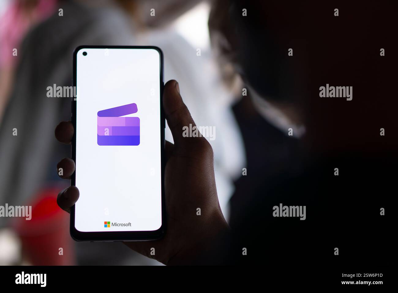 Dhaka, Bangladesh- 08 Oct 2024: microsoft clipchamp logo is displayed ...