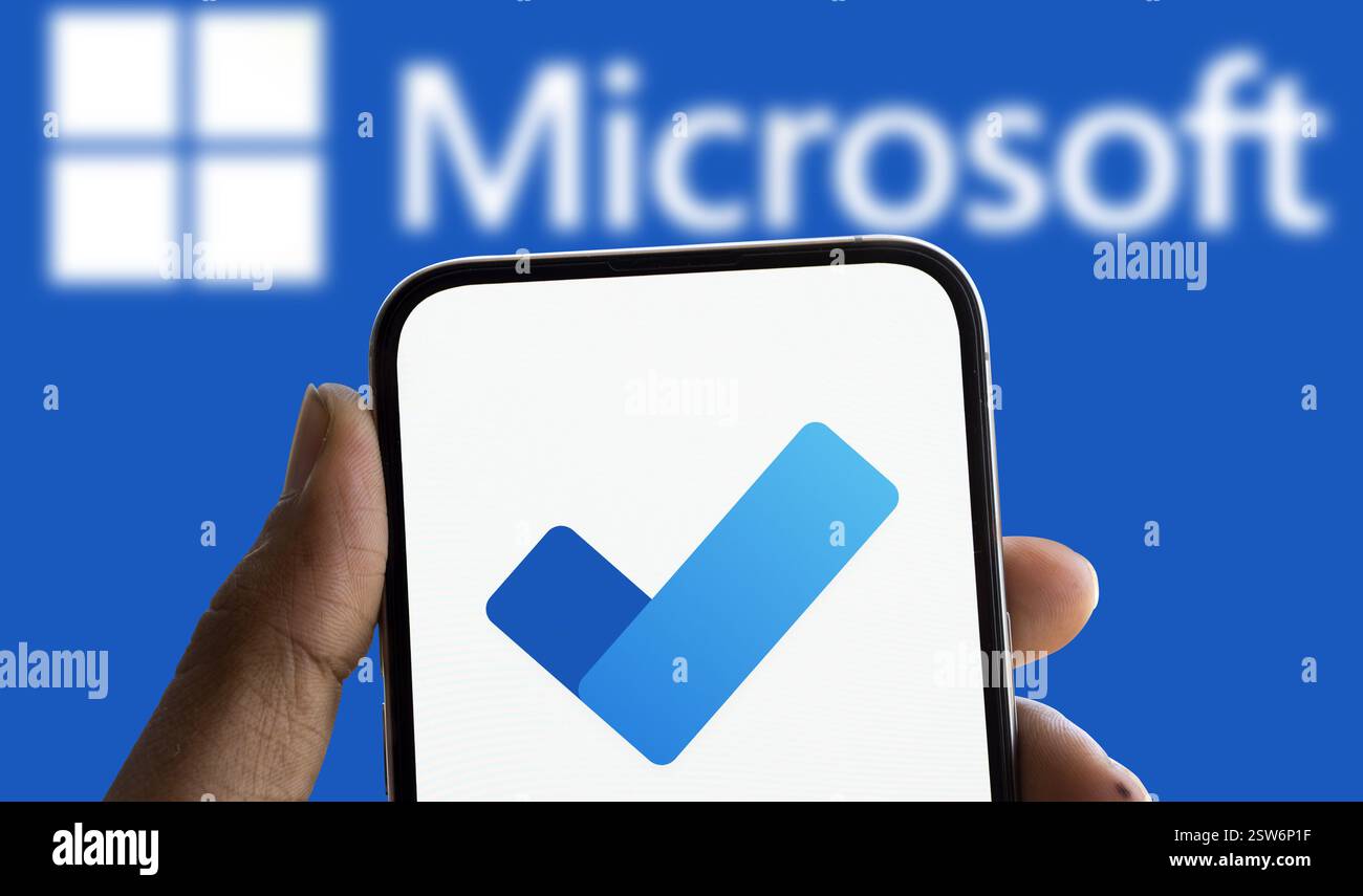 Dhaka, Bangladesh- 02 Oct 2024: Microsoft To Do logo is displayed on ...