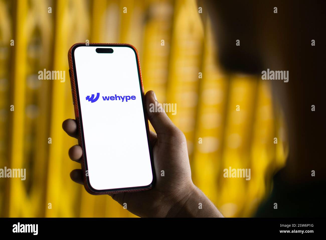 Dhaka, Bangladesh- 28 Sep 2024: Wehype logo is displayed on smartphone Stock Photo - Alamy