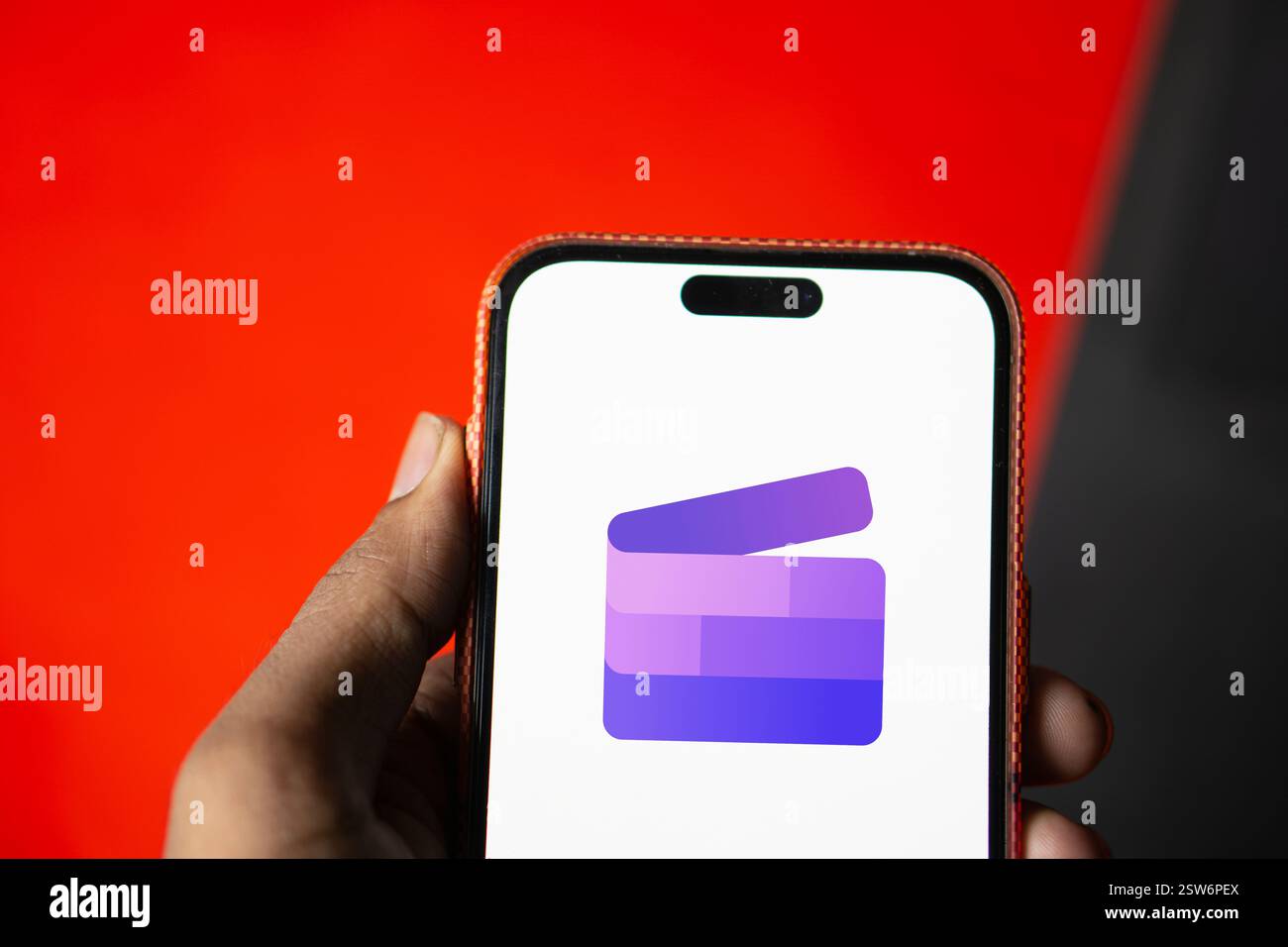Dhaka, Bangladesh- 08 Oct 2024: microsoft clipchamp logo is displayed ...
