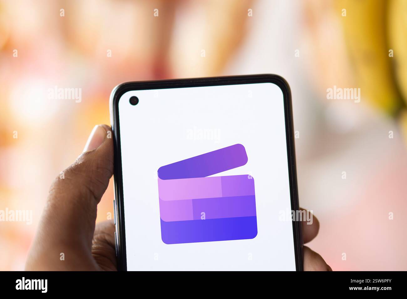 Dhaka, Bangladesh- 08 Oct 2024: microsoft clipchamp logo is displayed ...