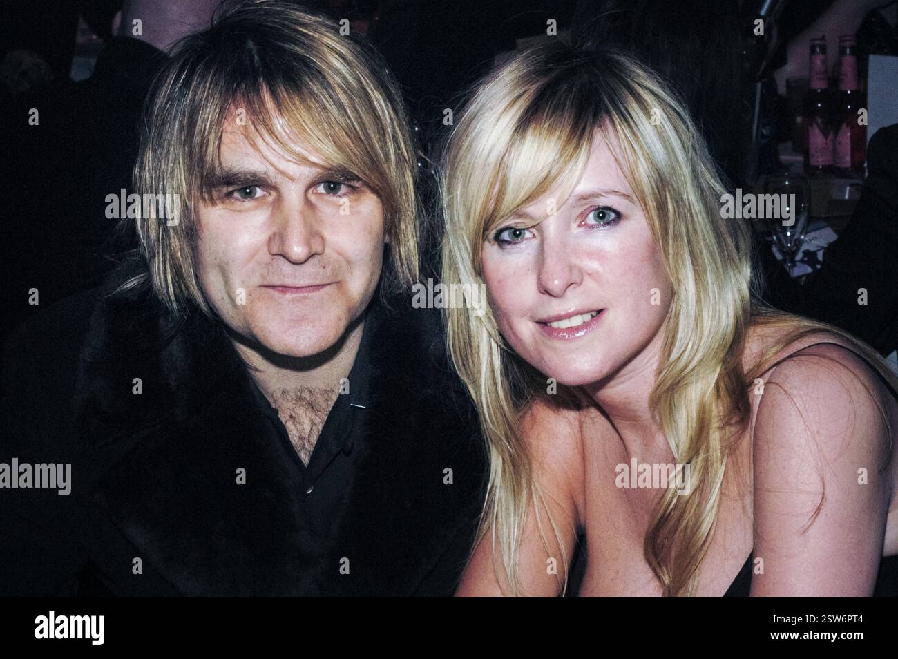 MIKE and JULES PETERS, PORTRAIT, 2004: Mike Peters of THE ALARM with ...