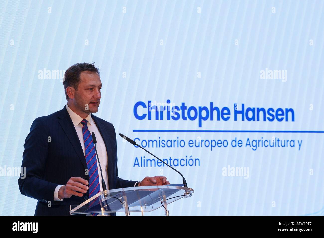 The European Commissioner for Agriculture and Food, Christophe Hansen ...