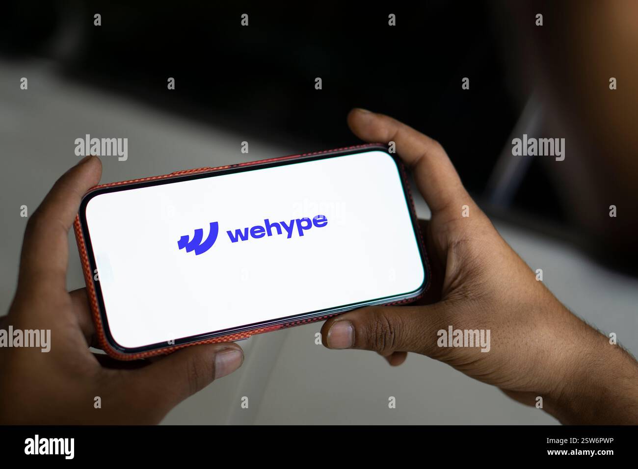 Dhaka, Bangladesh- 28 Sep 2024: Wehype logo is displayed on smartphone Stock Photo - Alamy