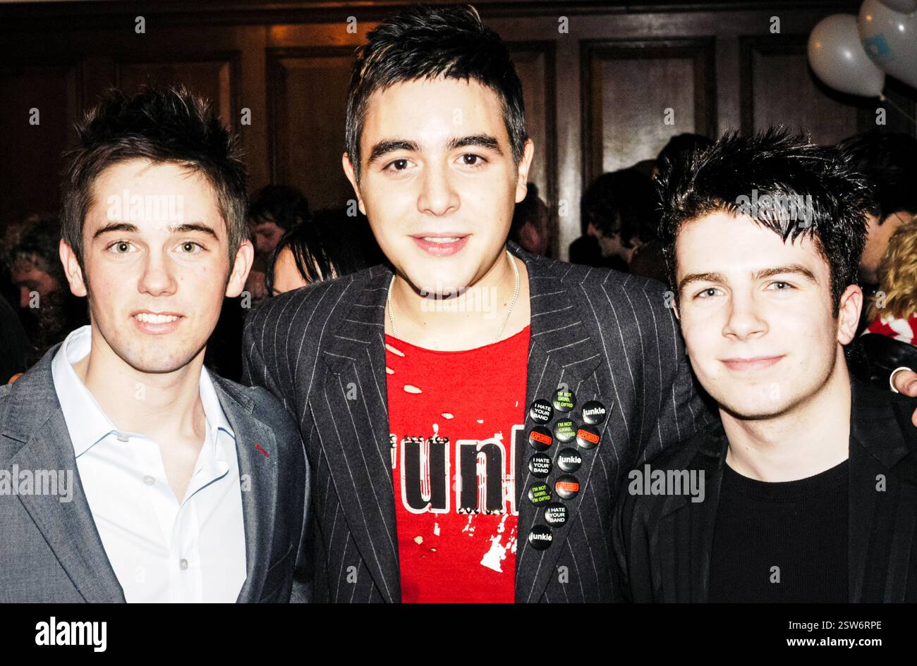 Noel Sullivan from Hear'Say flanked by Jamie Shaw and Matt Johnson of ...