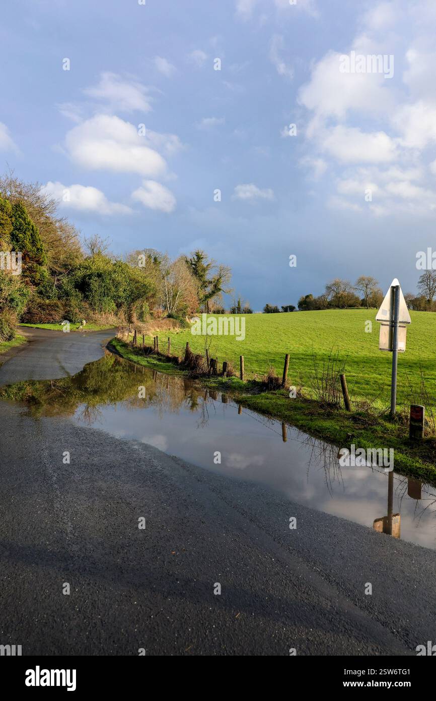 Magheralin, County Down, Northern Ireland, UK. 20 Feb 2025. UK weather ...