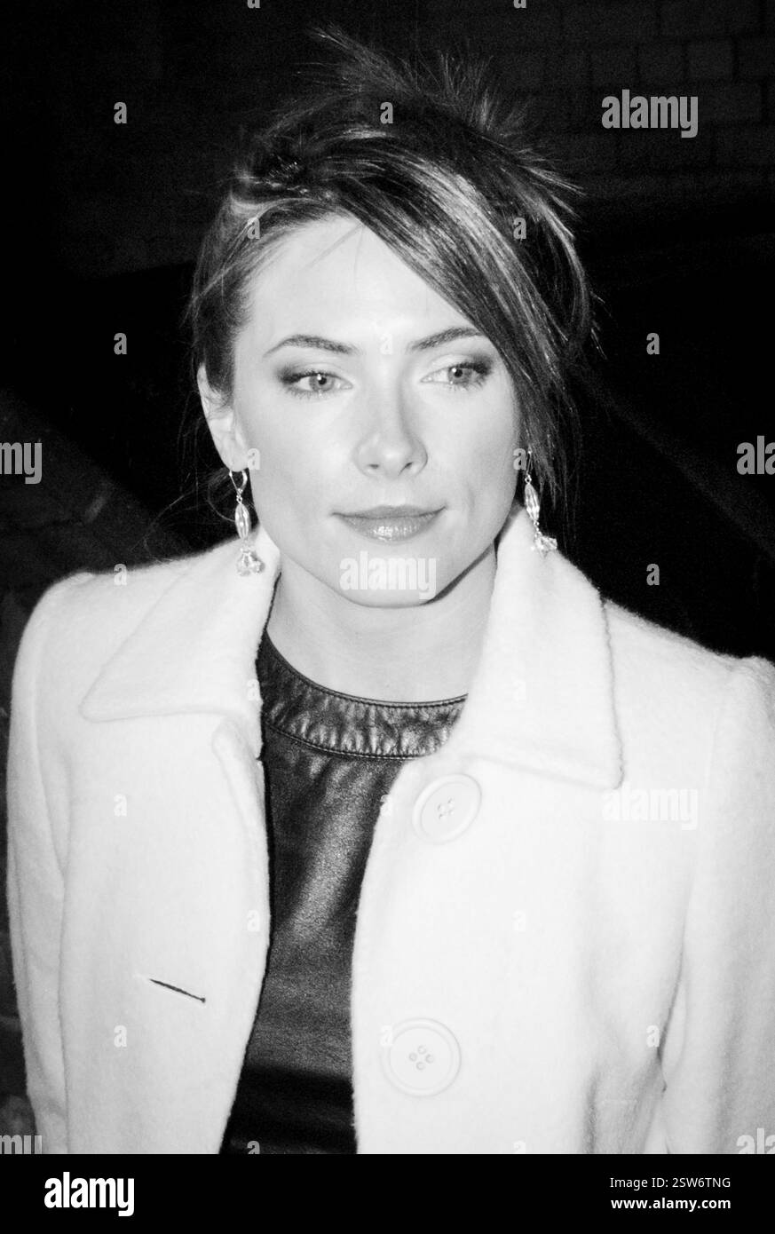 TV star Lisa Rogers arrives at the Popfactory Awards in Porth, Wales ...