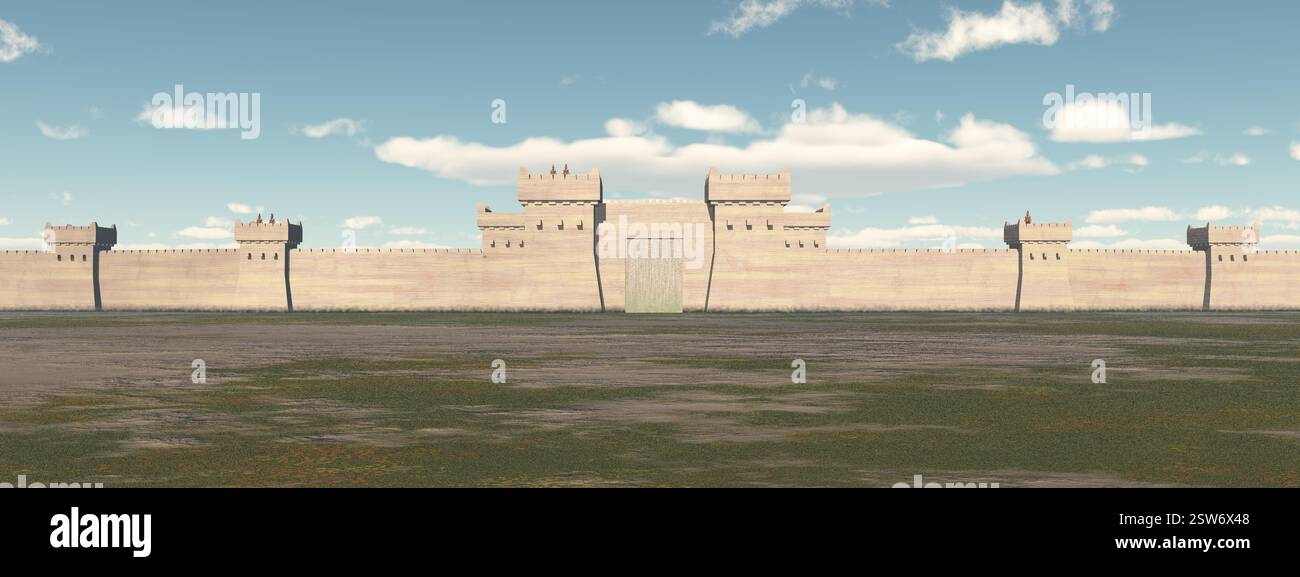 Troy fortress hi-res stock photography and images - Alamy
