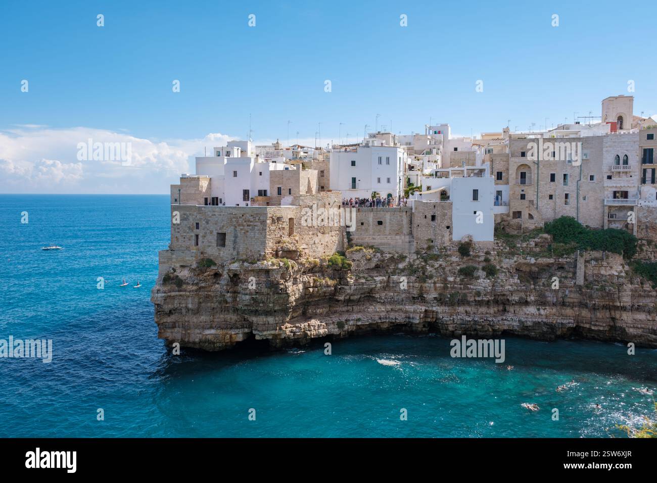 Explore the breathtaking coastal cliffs of Puglia, Italy, under a ...