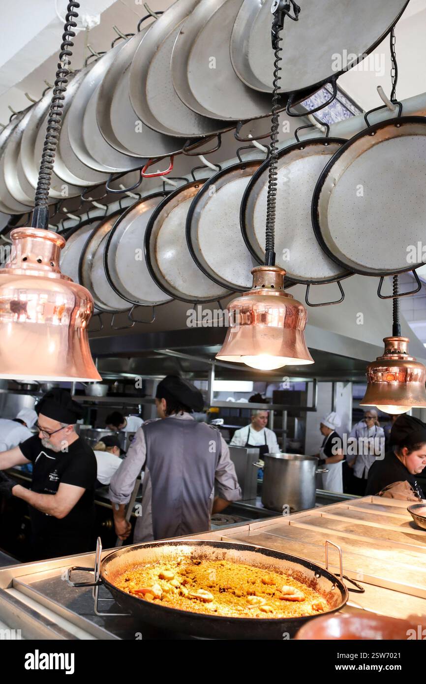 Valencia, Spain- February 8, 2025: La Pepica restaurant, famous ...