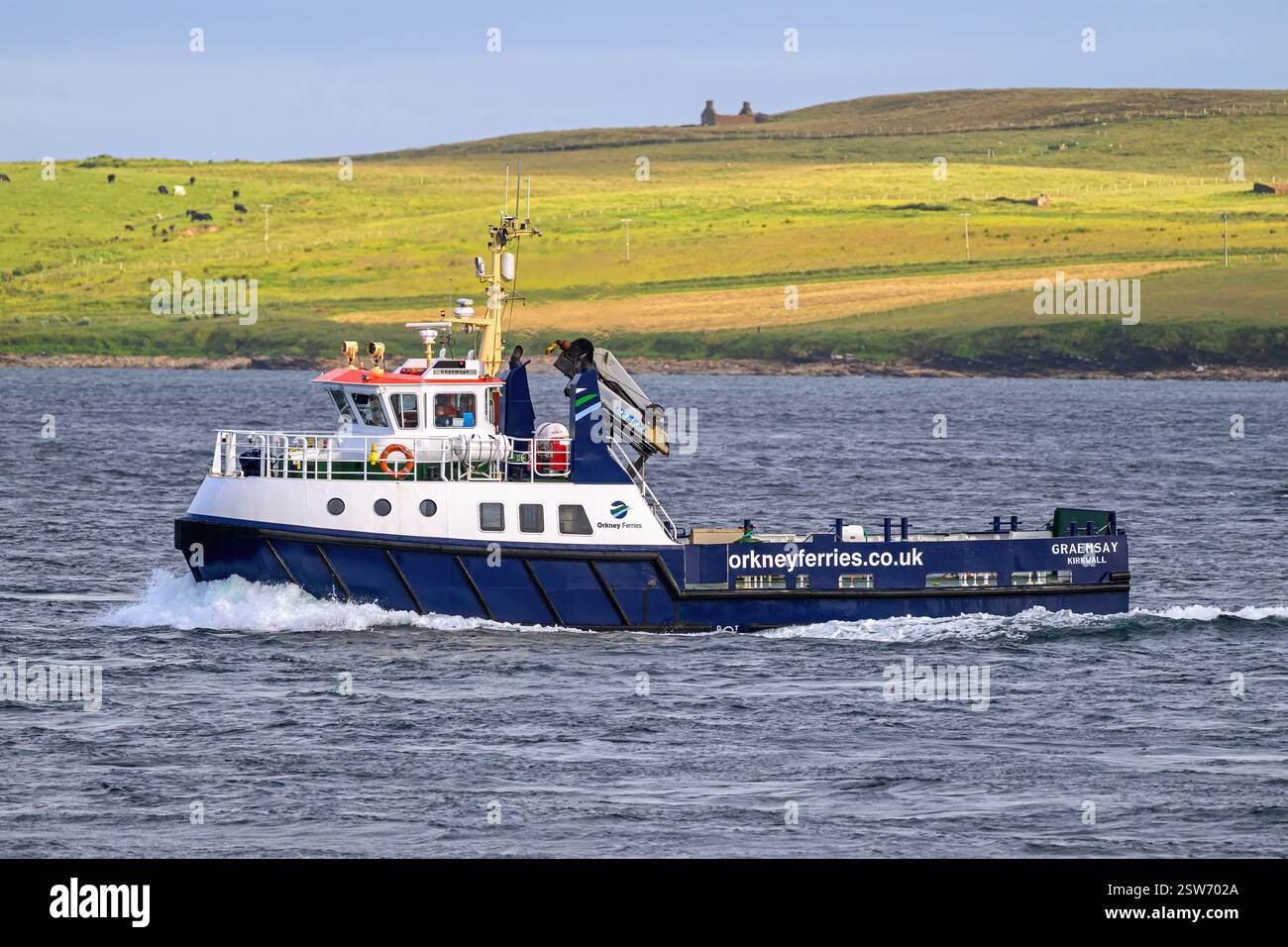Graemsay, an inter-island passenger ferry operated by Orkney Ferries ...