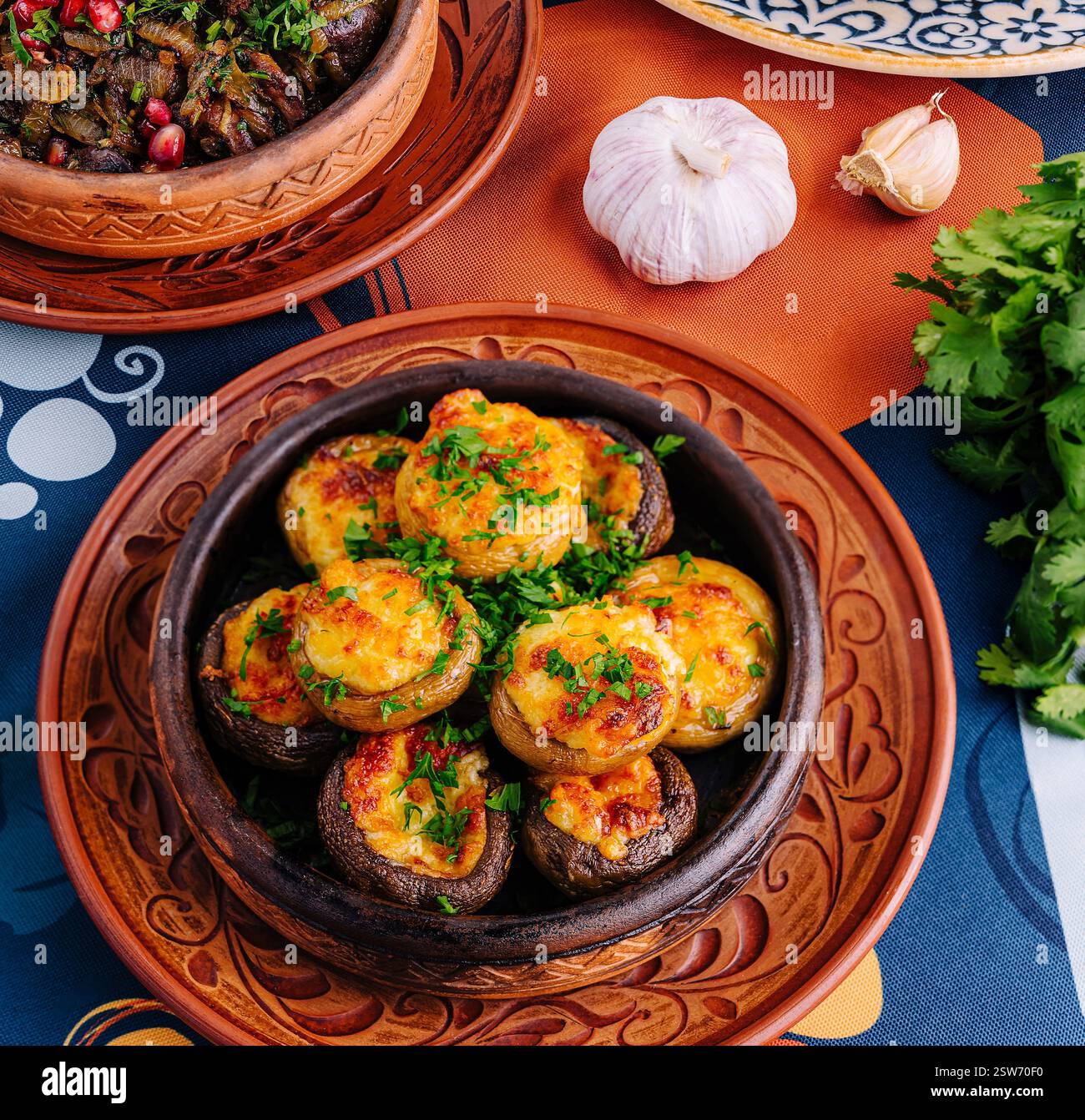 Traditional middle eastern cuisine assortment Stock Photo - Alamy