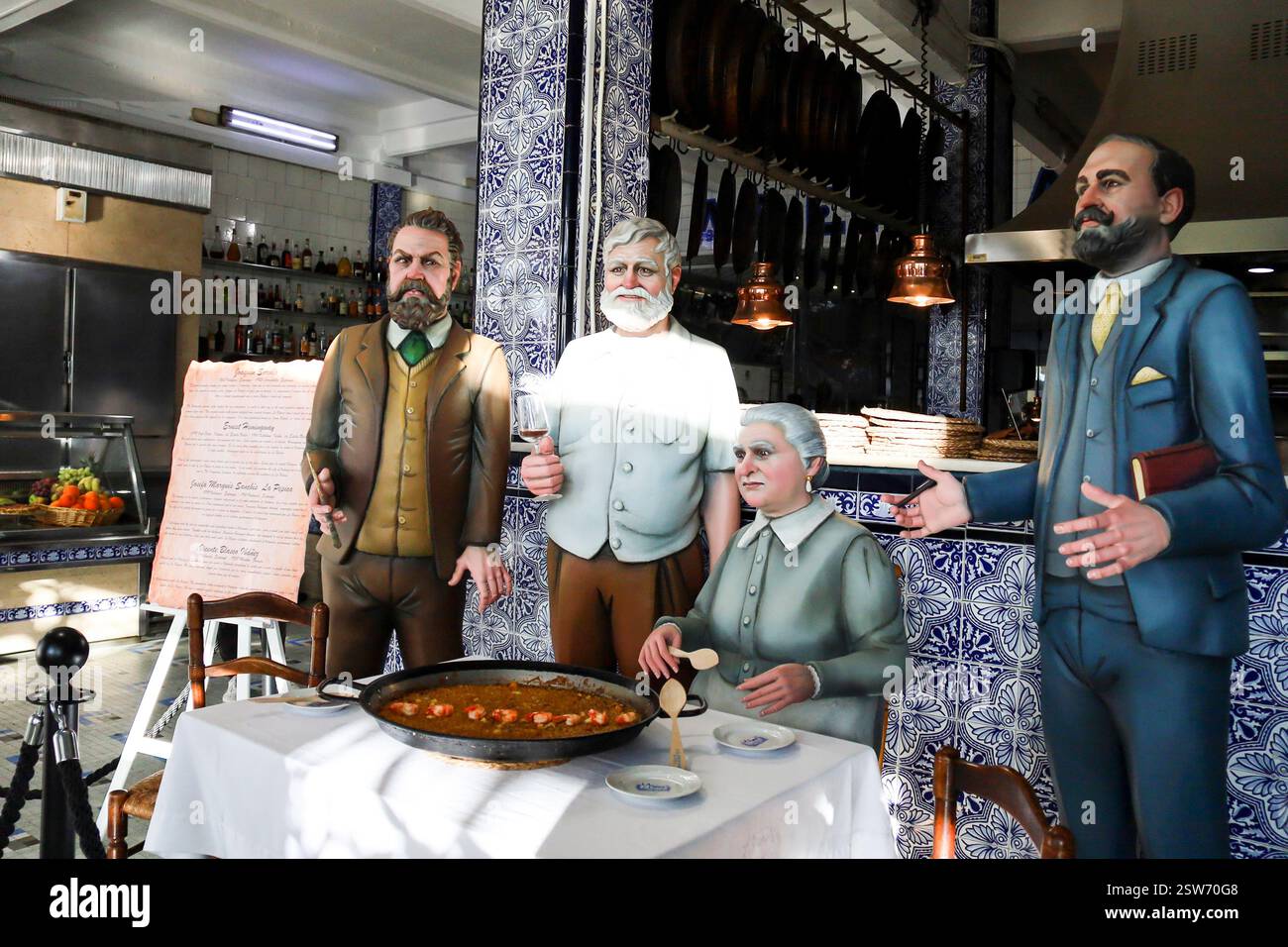 Valencia, Spain- February 8, 2025: La Pepica restaurant, famous ...