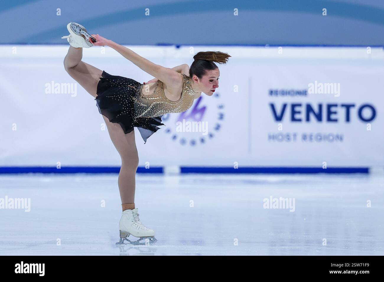 Emilia Murdock of Spain seen in action during FMC2026 Figure Skating ...