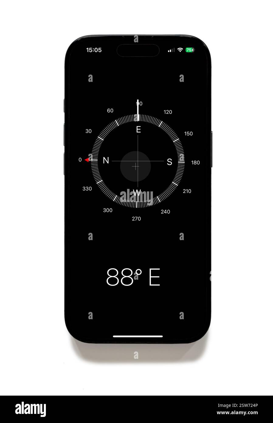 Using the Compass app on an iPhone 16 Plus Stock Photo - Alamy
