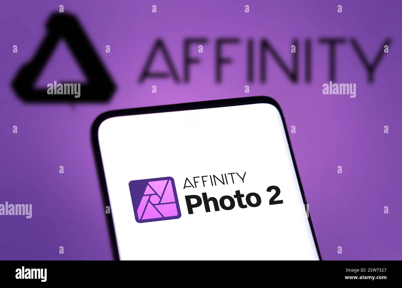 Dhaka, Bangladesh- 10 Oct 2024: Affinity Photo 2 logo is displayed on smartphone Stock Photo - Alamy