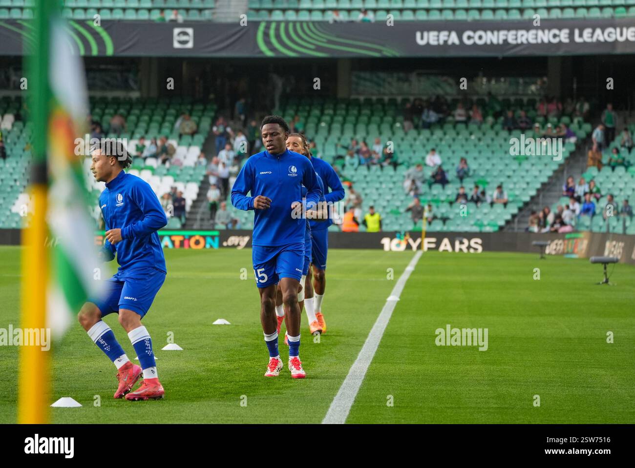 Gent's Momodou Lamin Sonko and Gent's Hyllarion Goore pictured in ...