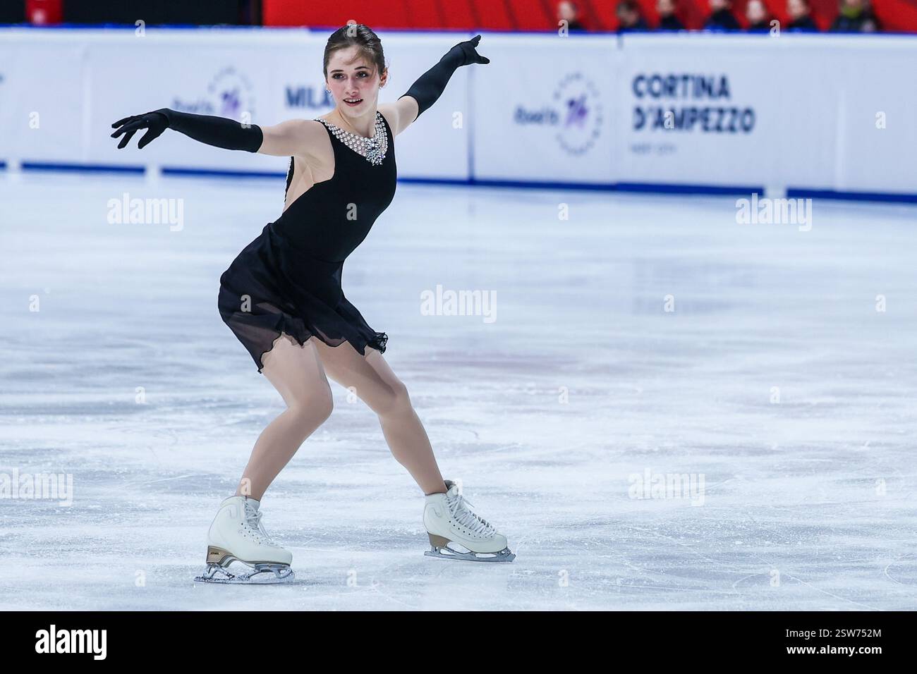 Milan, Italy. 19th Feb, 2025. Isabeau Levito of United States of ...