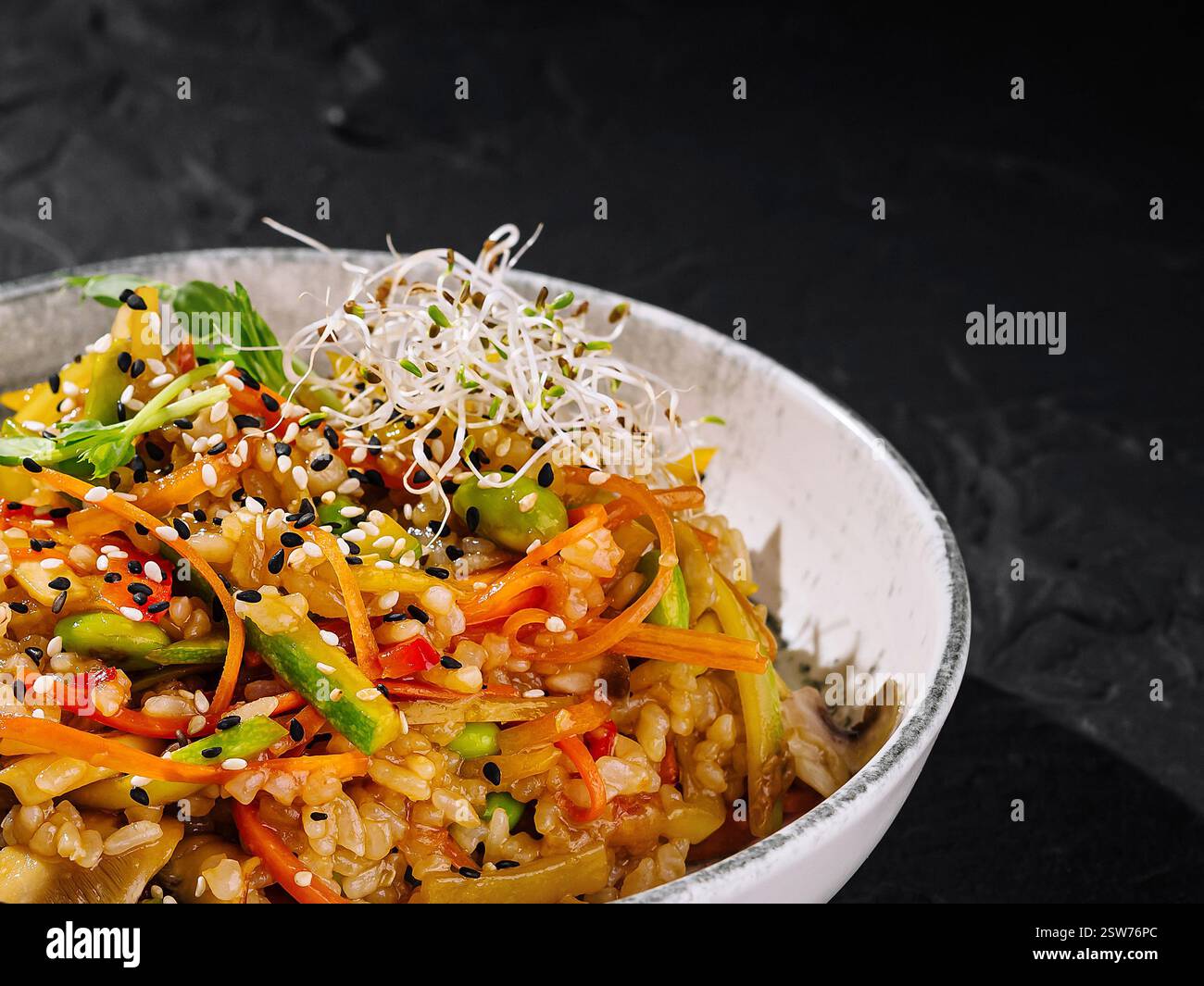 Asian fusion bowl hi-res stock photography and images - Alamy