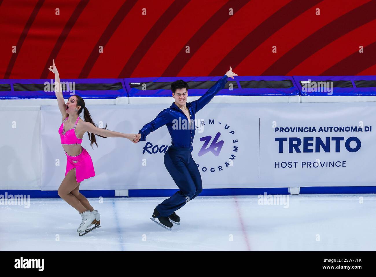 Milan, Italy. 19th Feb, 2025. Giulia Isabella Paolino and Andrea Tuba ...