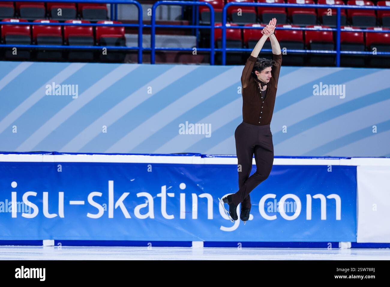 Corey Circelli of Italy seen in action during FMC2026 Figure Skating ...