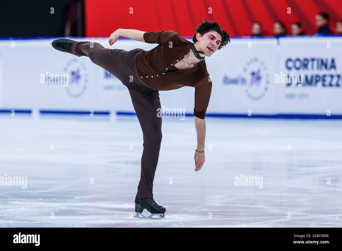 Corey Circelli of Italy seen in action during FMC2026 Figure Skating ...