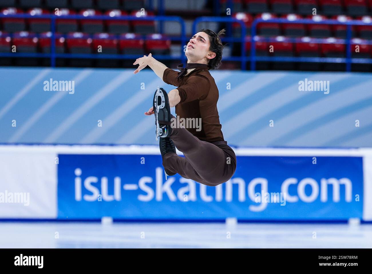 Corey Circelli of Italy seen in action during FMC2026 Figure Skating ...