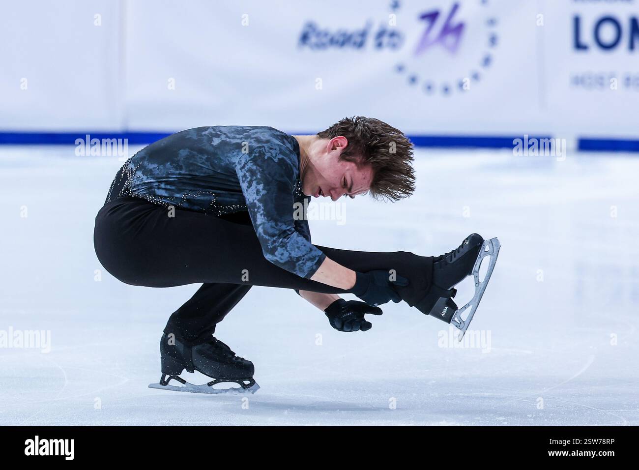 Dillon Judge of Ireland seen in action during FMC2026 Figure Skating ...