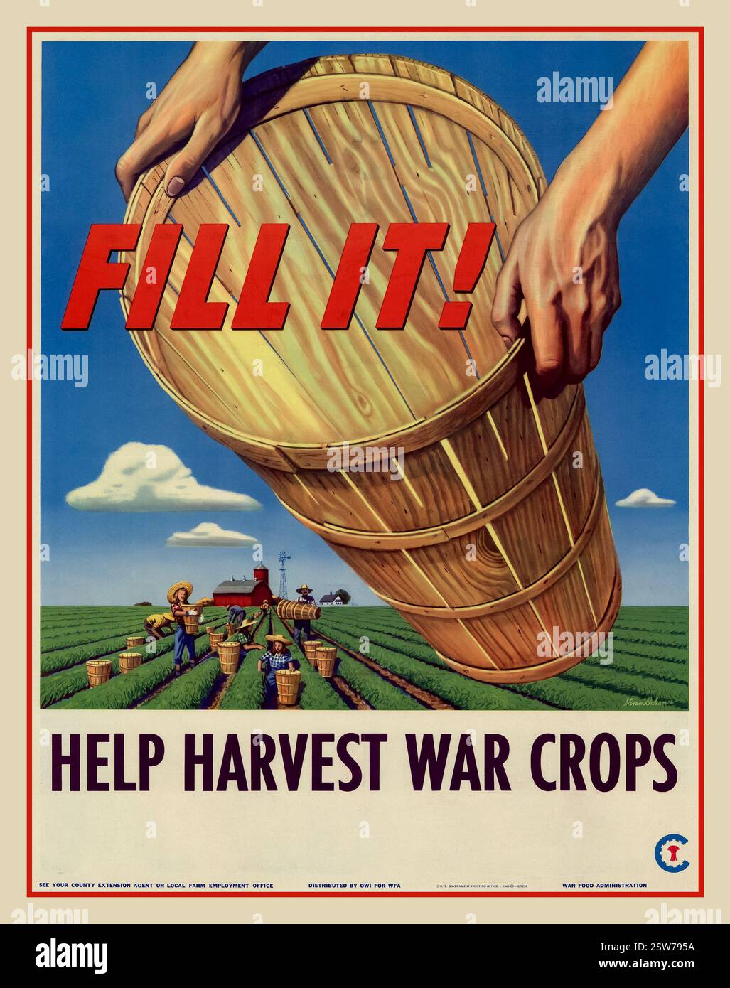 Ww2 produce food propaganda poster hi-res stock photography and images ...