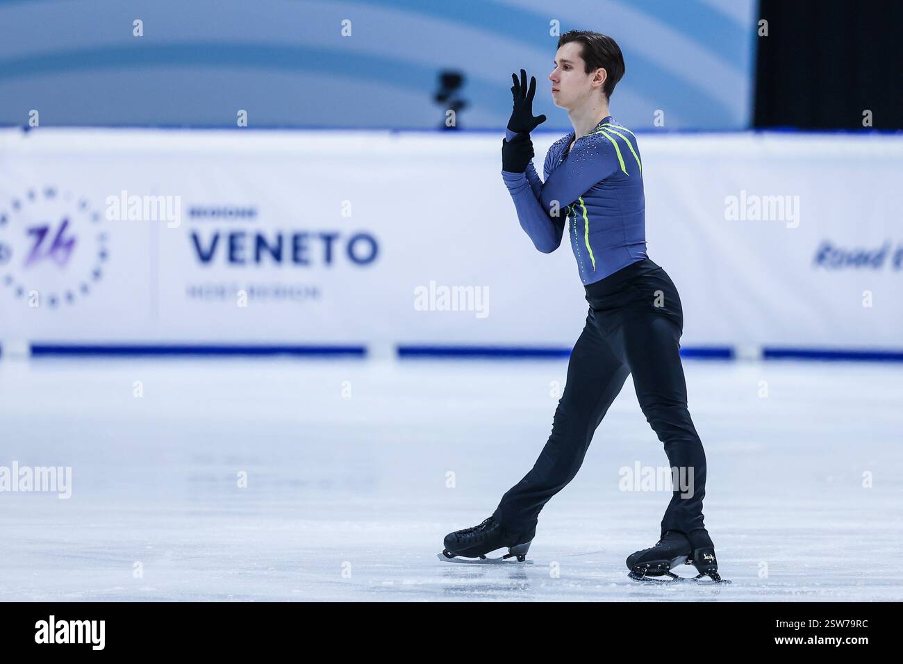 Kyrylo Marsak of Ukraine seen in action during FMC2026 Figure Skating ...