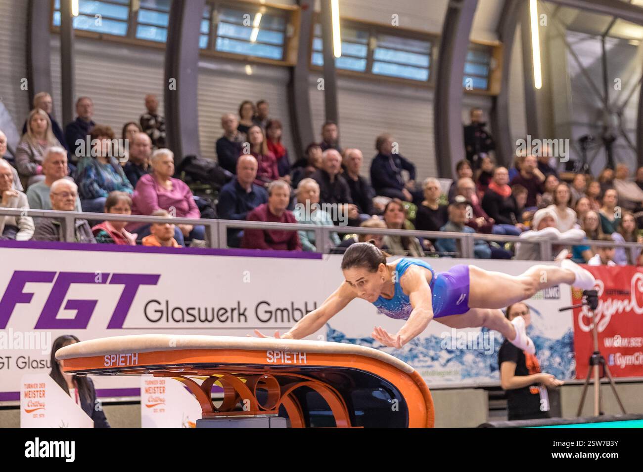 Cottbus, Germany. 20th Feb, 2025. Gymnastics, World Cup, qualification ...