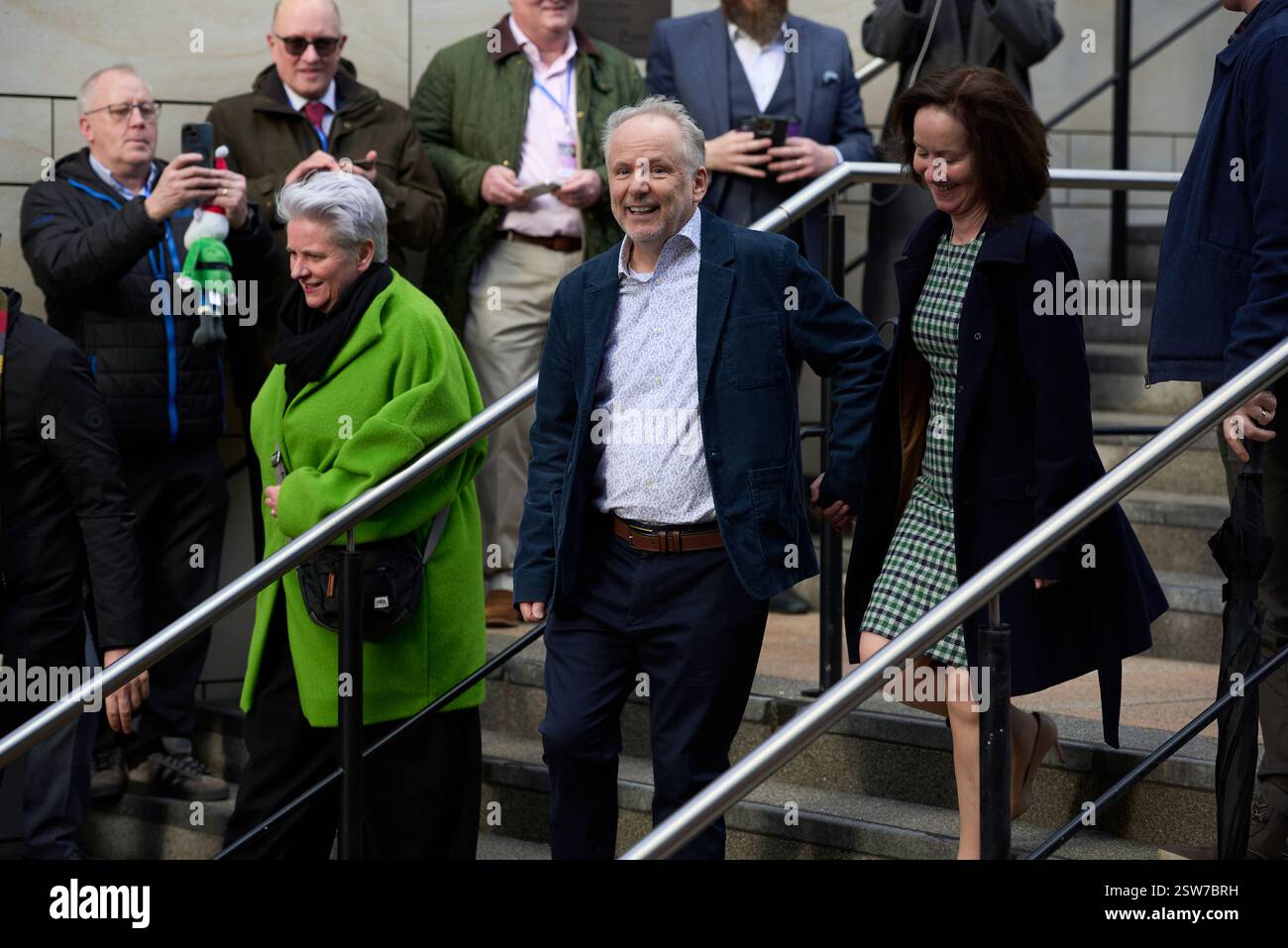Preston, Lancashire, UK. 20th February, 2025. Hundreds of people turn ...