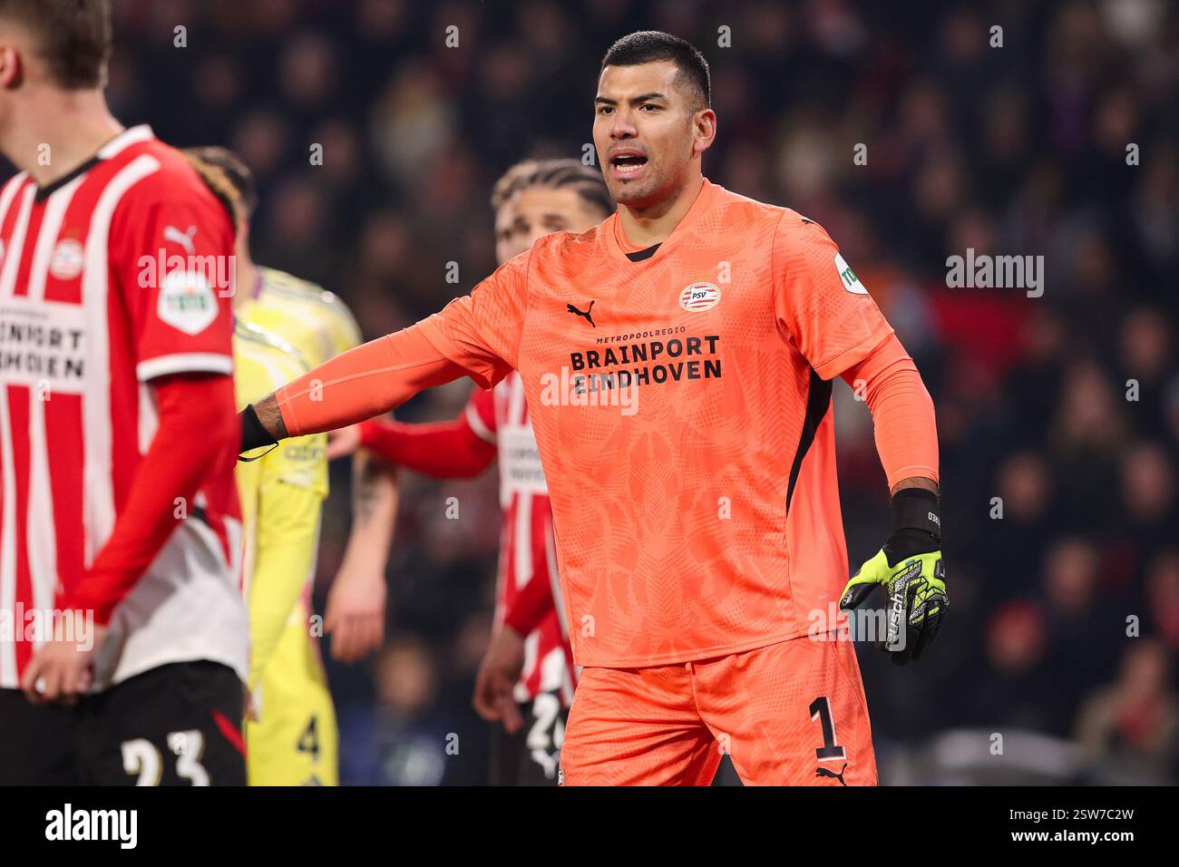 Walter Benitez of PSV during the UEFA Champions League, Knockout phase ...