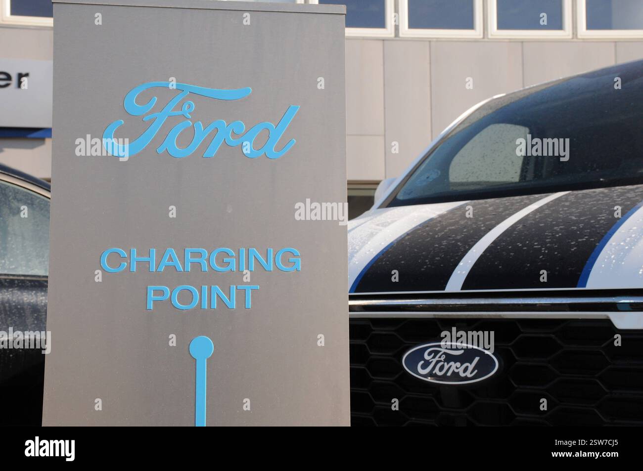 copenhagen/DenmarK/ 20 FEBRUAY 2025/Ford car dealer and electric car ...