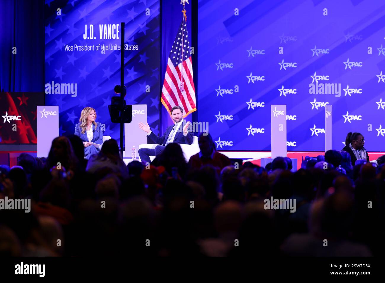NATIONAL HARBOR, MD, USA — February 20 2025: Vice President JD Vance ...