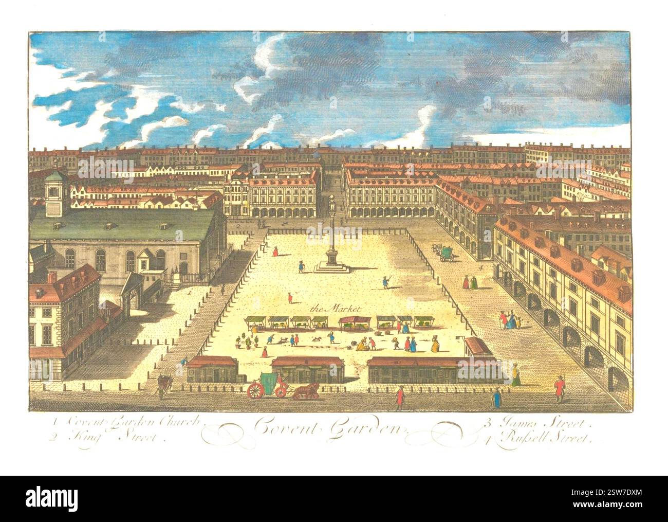 Old view covent garden hi-res stock photography and images - Alamy