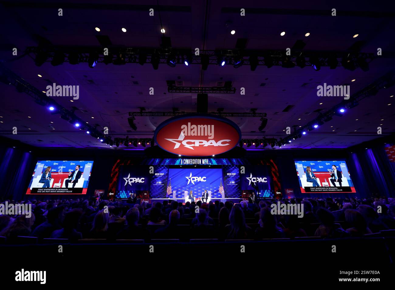 NATIONAL HARBOR, MD, USA — February 20 2025: Vice President JD Vance ...