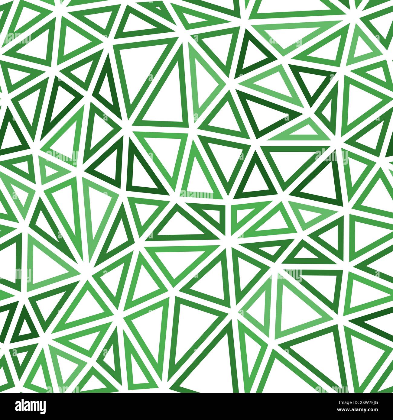 Triangle shapes background. Medium triangles size. Monotone style. Geometric shapes outlined ...