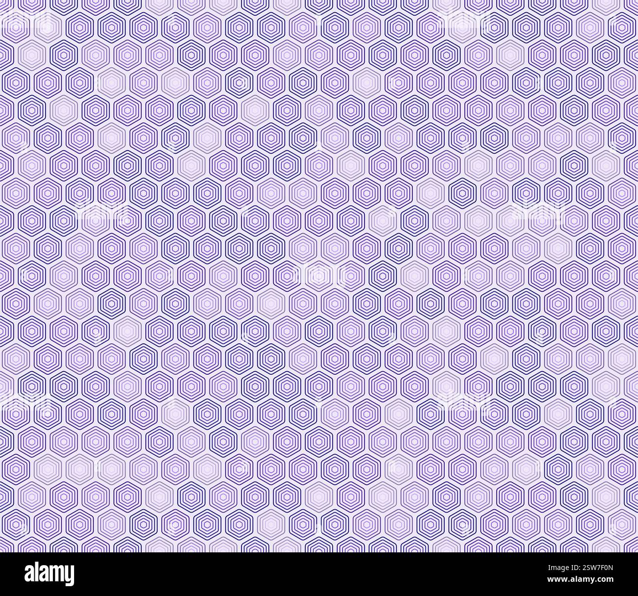 Tileable hexagon pattern. Purple color tones gradients. Rounded stacked hexagons mosaic cells ...