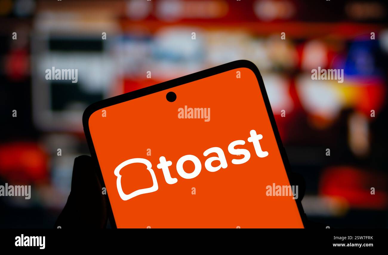 Dhaka, Bangladesh- 15 Oct 2024: Toast logo is displayed on smartphone Stock Photo - Alamy