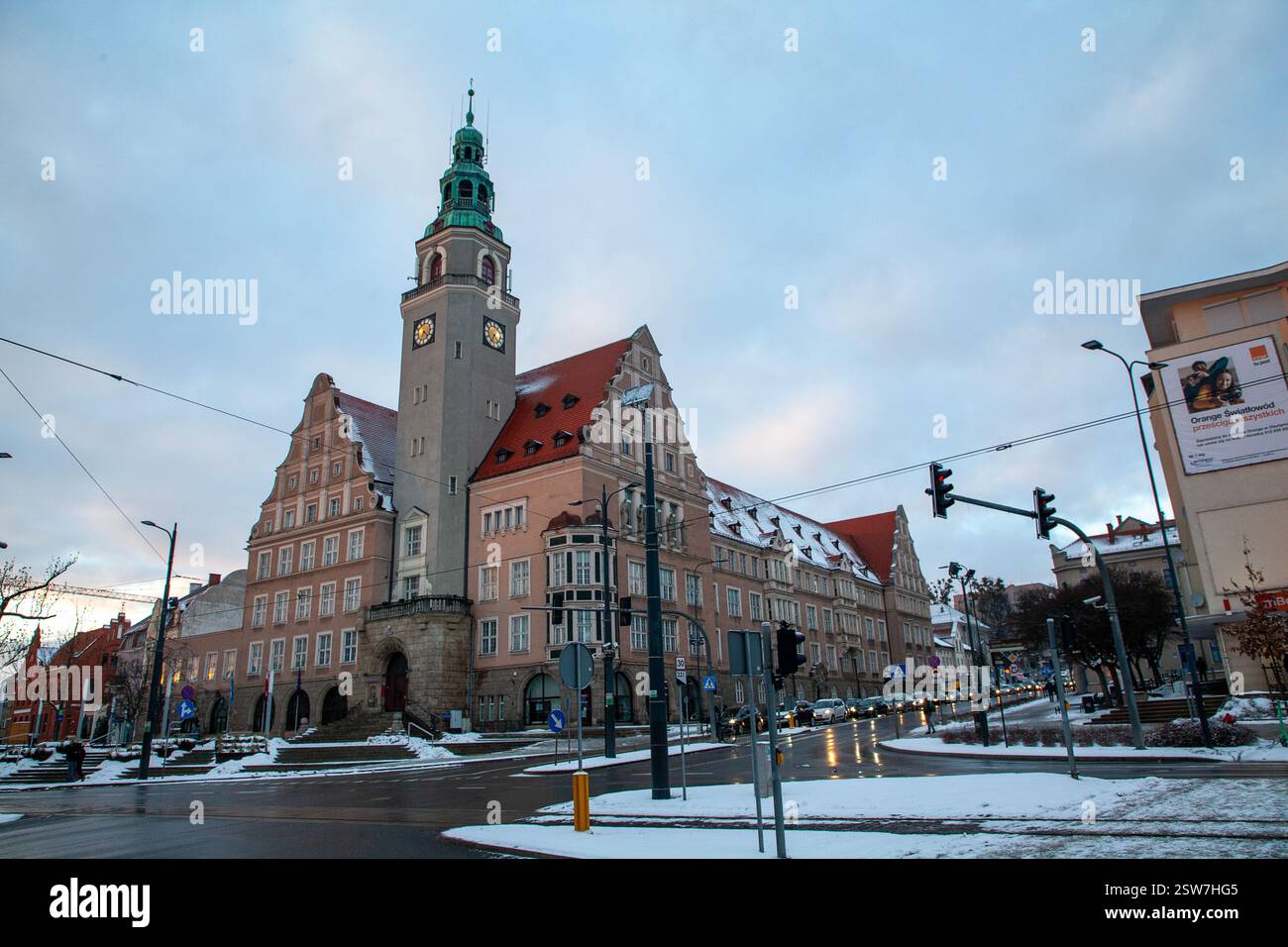 Nowy Ratusz w Olsztynie - Olsztyn City Hall Stock Photo - Alamy