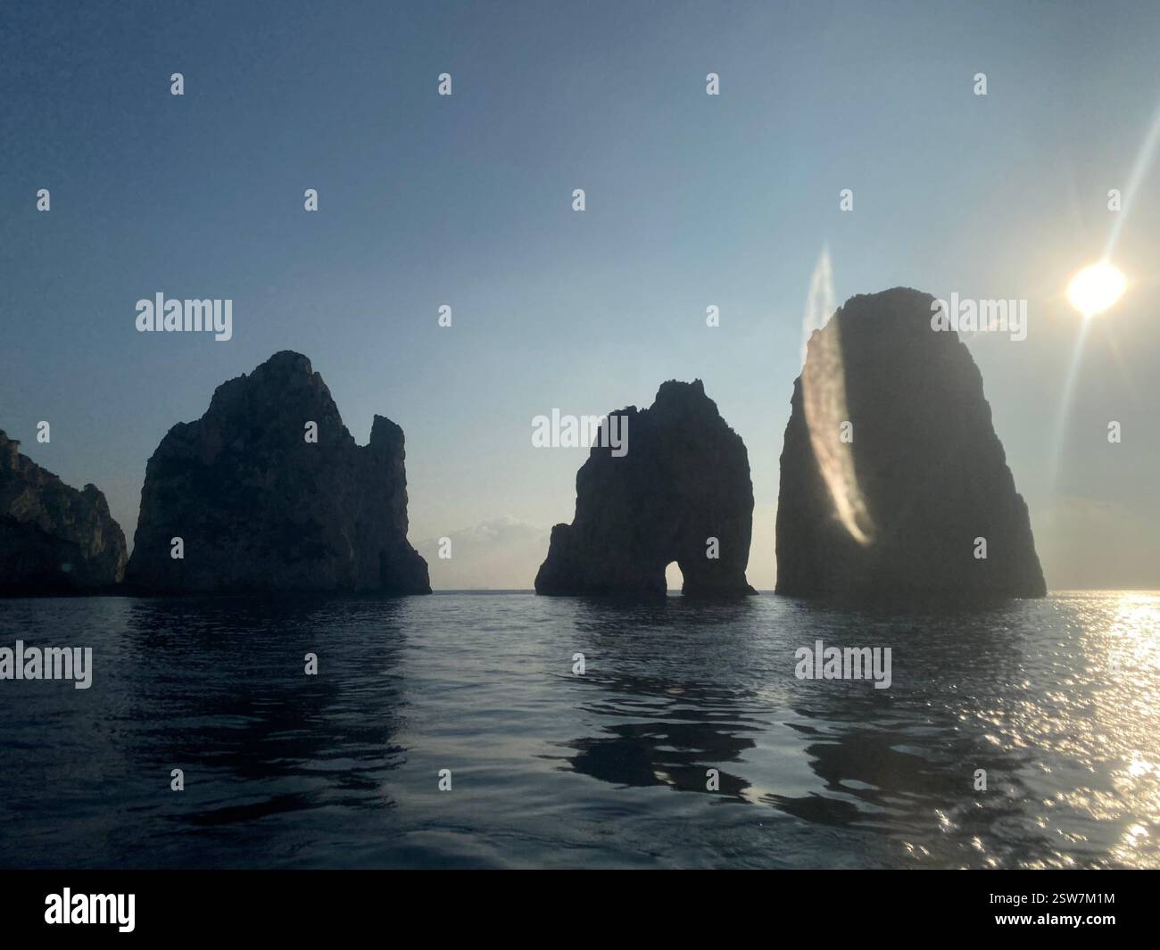 Iconic faraglioni rock formations smartphone stock photos and images ...