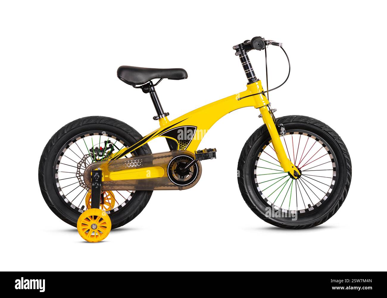 Bicycle tires on yellow hi-res stock photography and images - Alamy